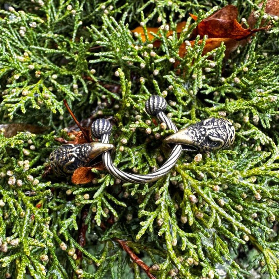 Viking Raven Necklace Clasp | Odins Ravens | Jewelry Findings - Etsy