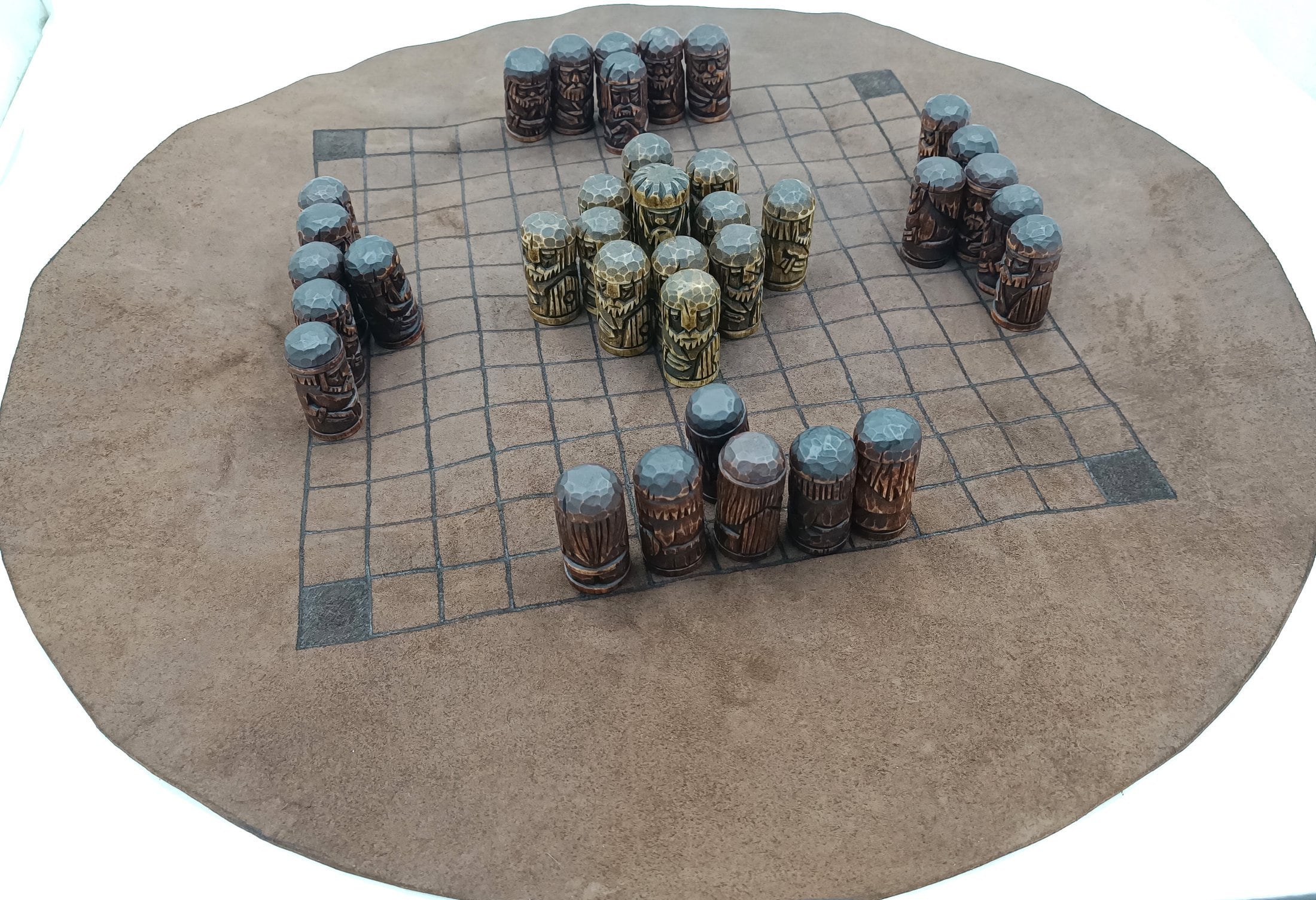 Hnefatafl Game Norse Viking Chess Set 2 Player Board Game | Etsy