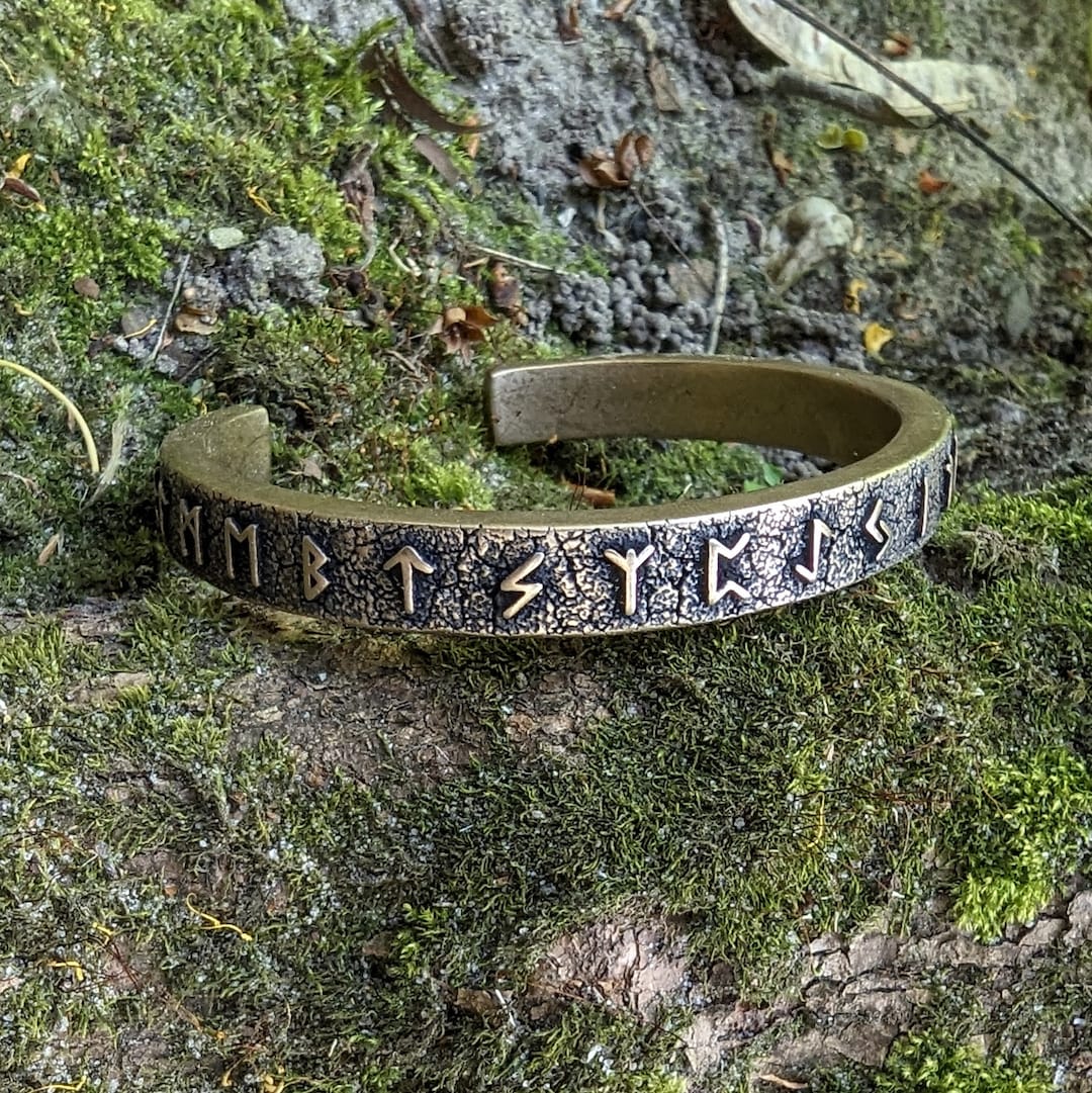 Norse Runes Bracelet Viking Arm Oath Ring Nordic Jewelry - Etsy