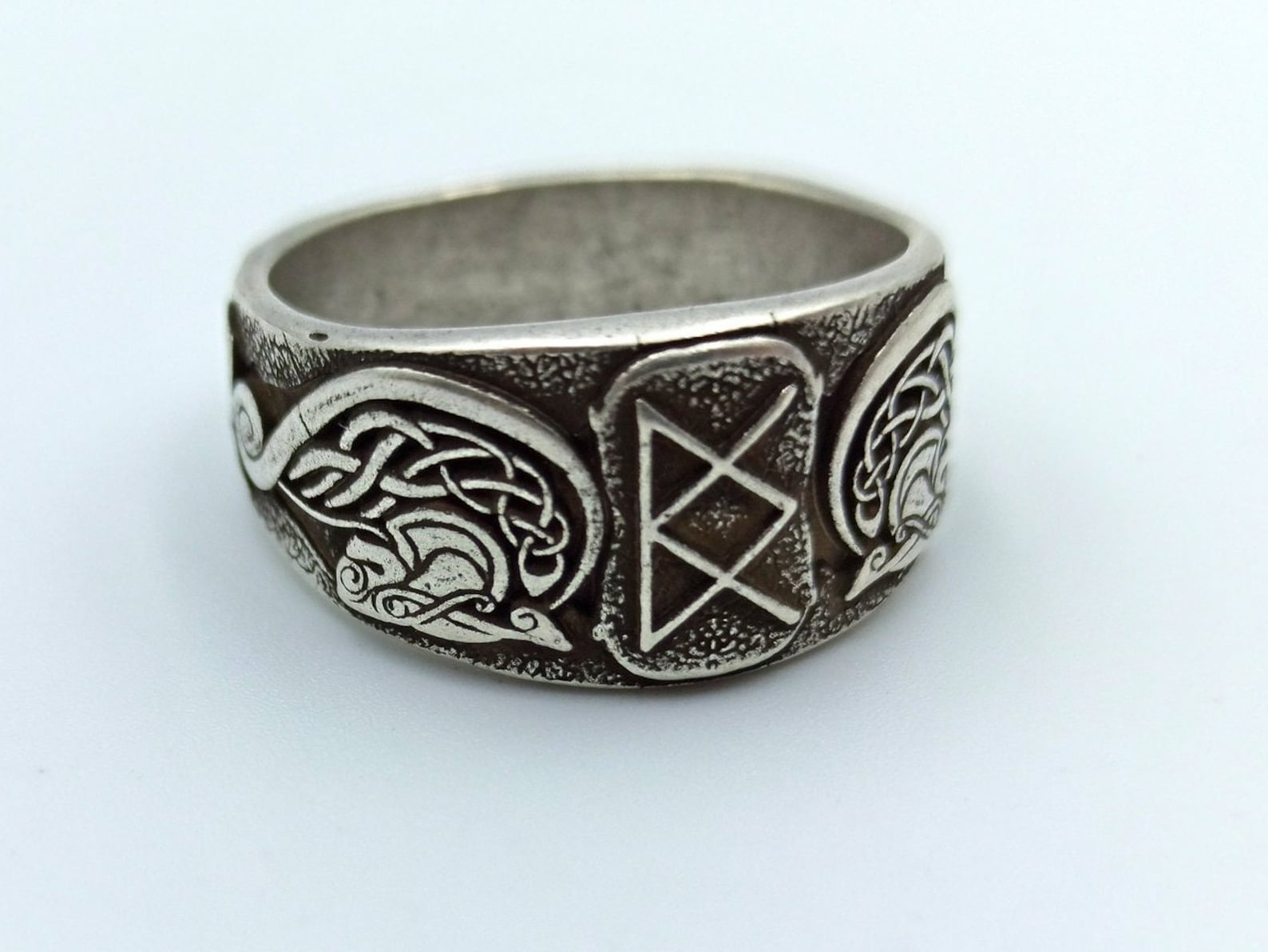 Goddess Freya Viking Rune Cat Ring Norse Pagan Valkyrie | Etsy Canada