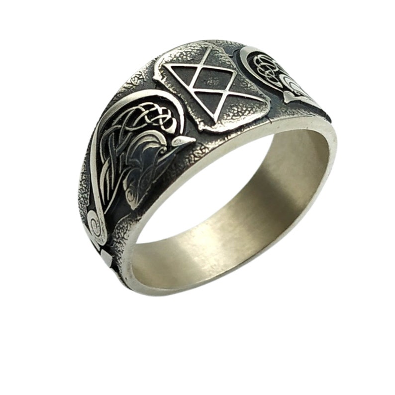 Goddess Freya Viking Rune Cat Ring Norse Pagan Valkyrie - Etsy