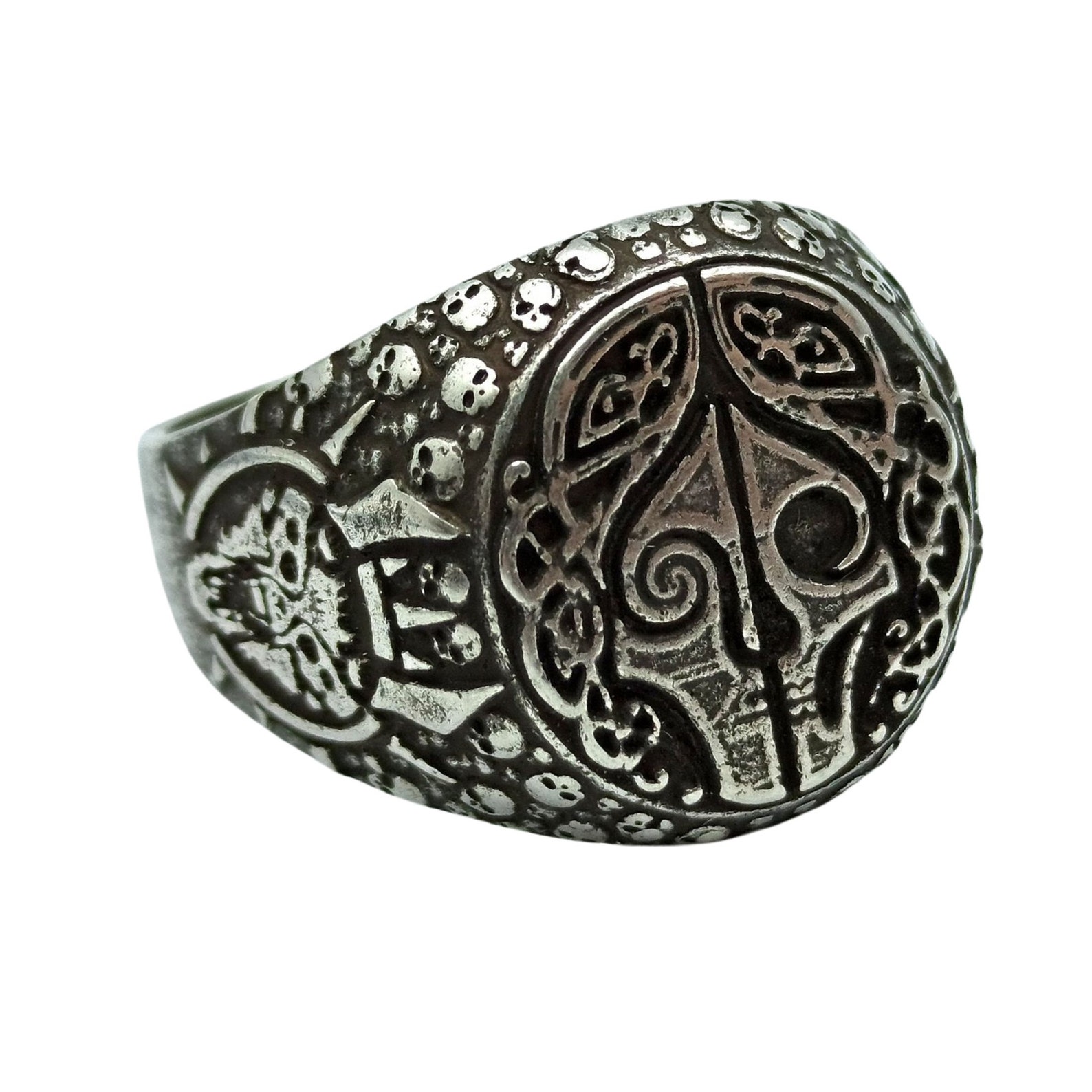 Custom Norse Viking Hel Ring Asatru Mens Celtic Jewelry - Etsy