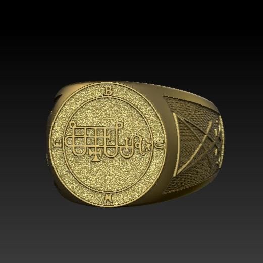 Bune Goetia Demon Sigil Ring Occult Satanic Witchcraft Jewelry - Etsy