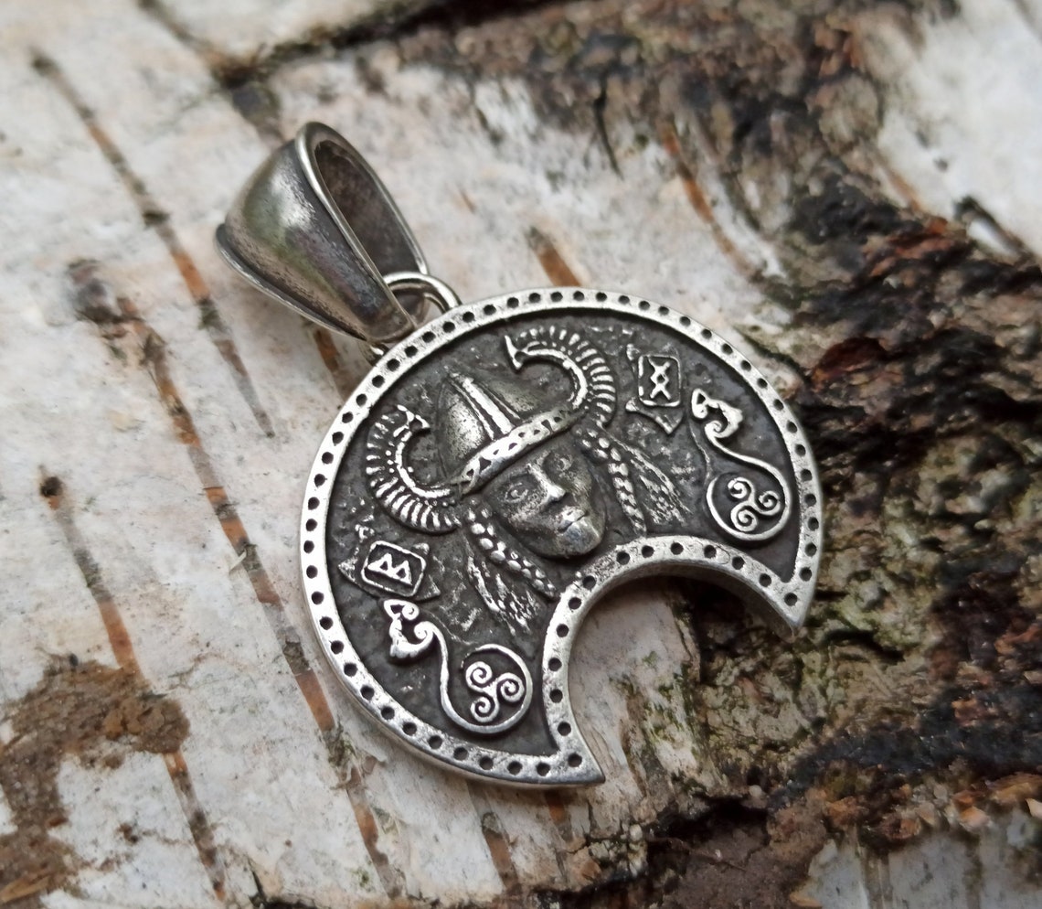 Freya Rune Pendant Norse Necklace Viking Jewelry Women - Etsy