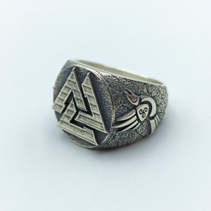 Valknut Odin Ring Viking Norse Asatru Jewelry - Etsy