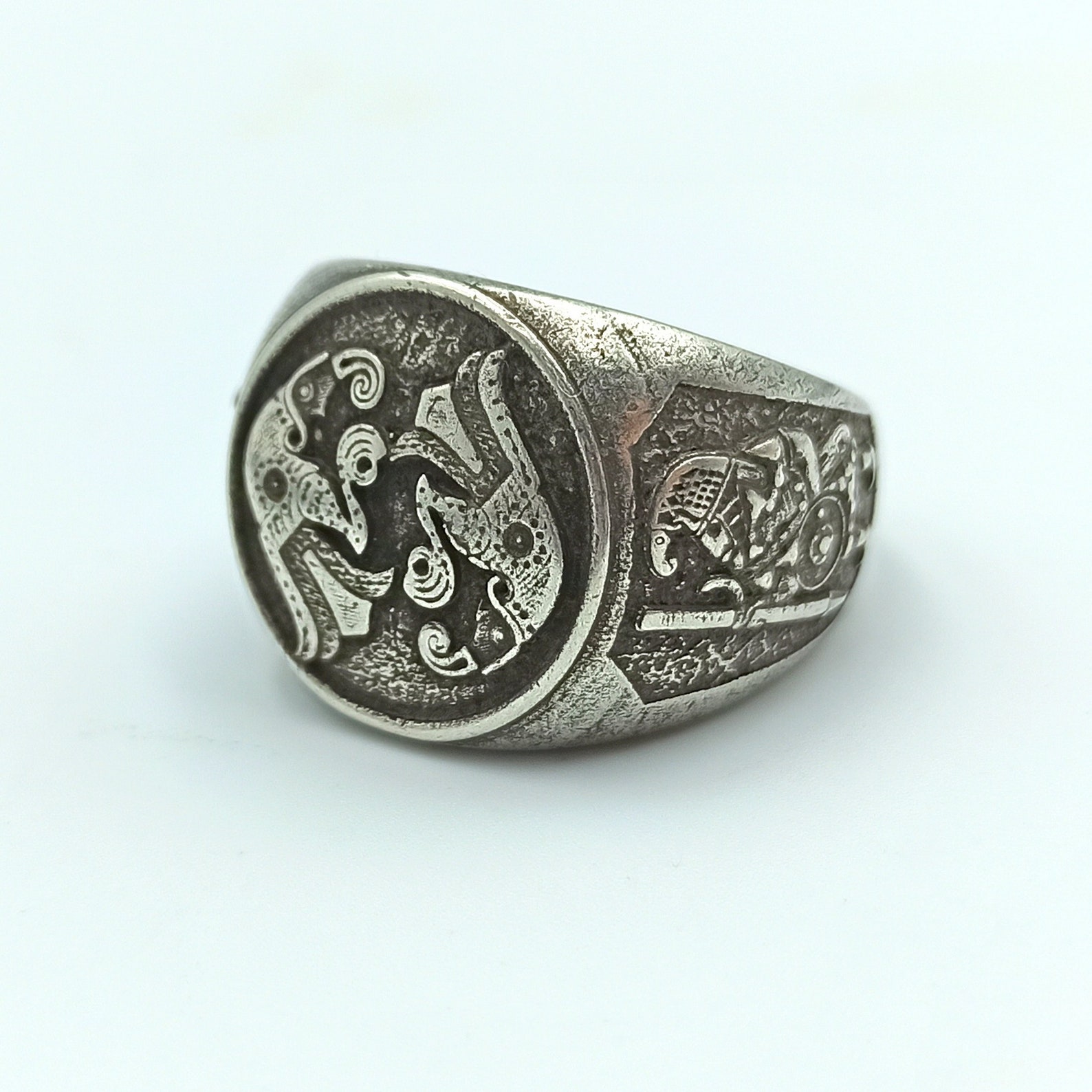 Norse Raven Ring Ancient Viking Artifacts Jewelry Men - Etsy
