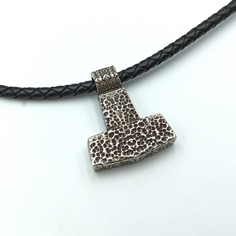 Mjolnir Pendant Thors Hammer Necklace Norse Jewelry for | Etsy