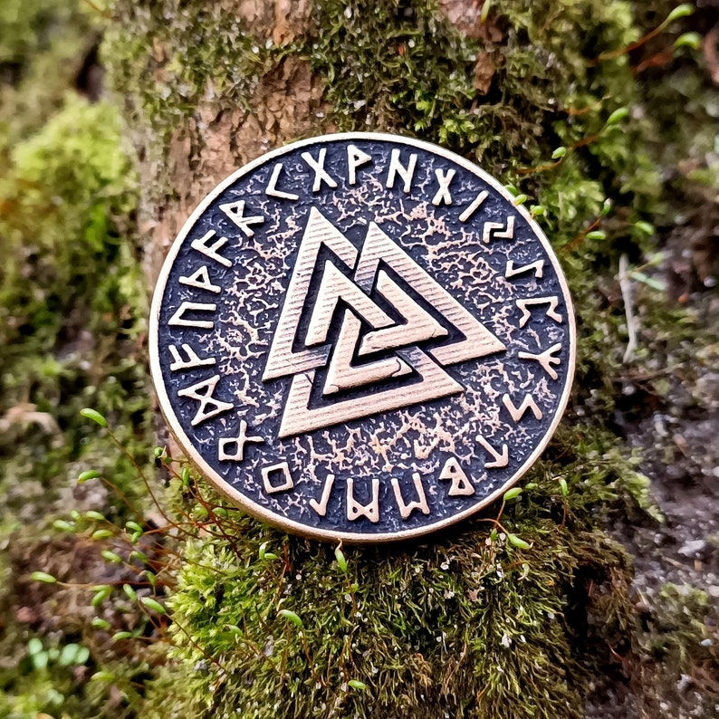 Yggdrasil Tree of Life Valknut Custom EDC Magic Viking Coin - Etsy