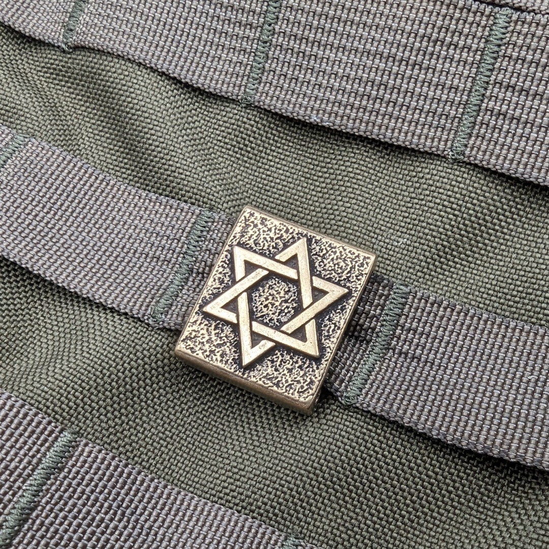 Star of David Molle Clip Magen Patch Jewish EDC Flag - Etsy