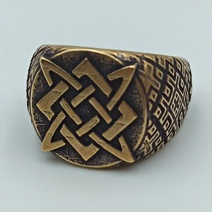 Svarog Symbol Slavic Signet Ring Pagan Jewelry | Etsy