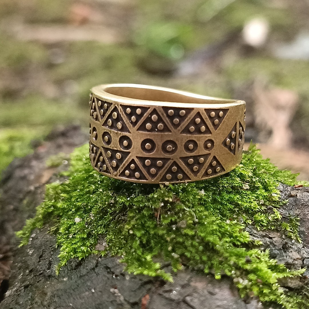 Ancient Style Viking Ornament Ring Nordic Artifacts Replica Jewelry - Etsy