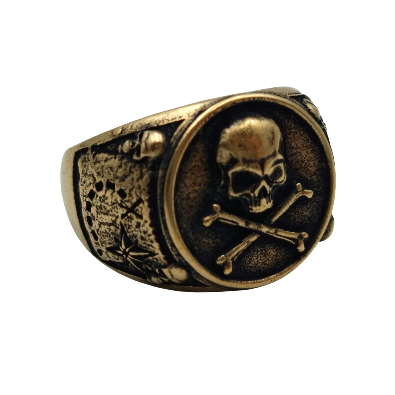 Pirate Skull Jolly Roger Signet Ring Jewelry Men - Etsy
