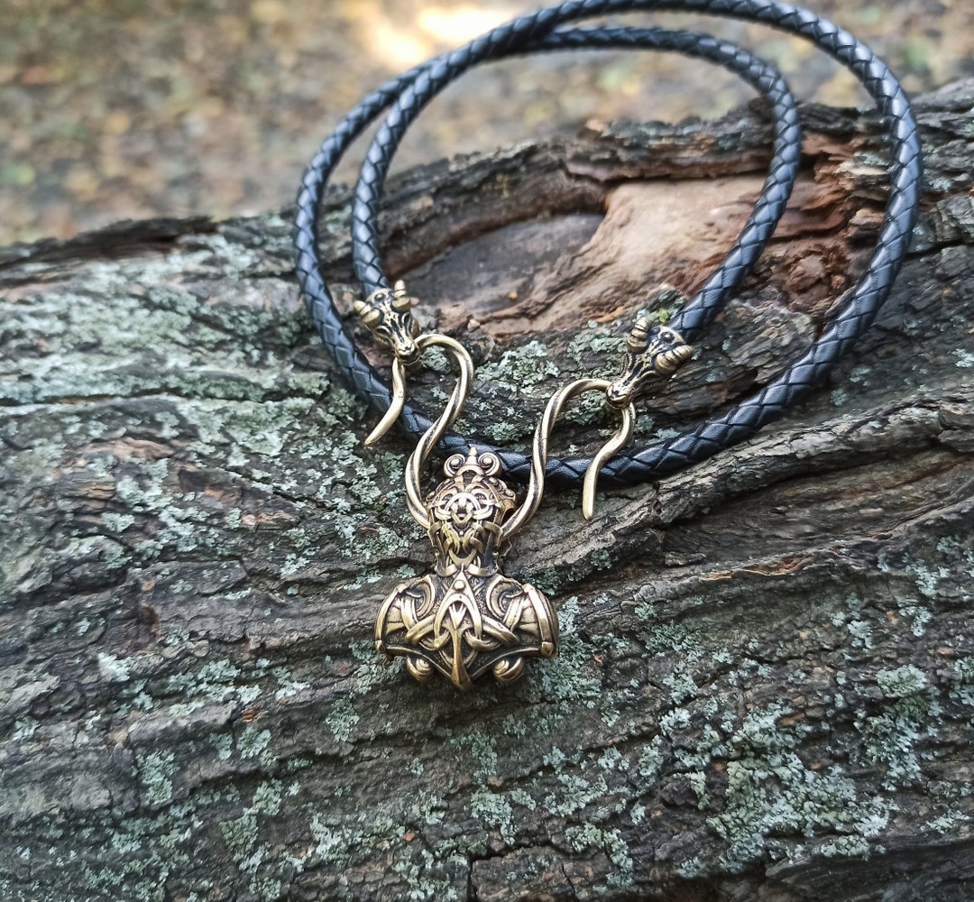 Mjolnir Pendant | Norse Necklace | Thors Hammer - Etsy