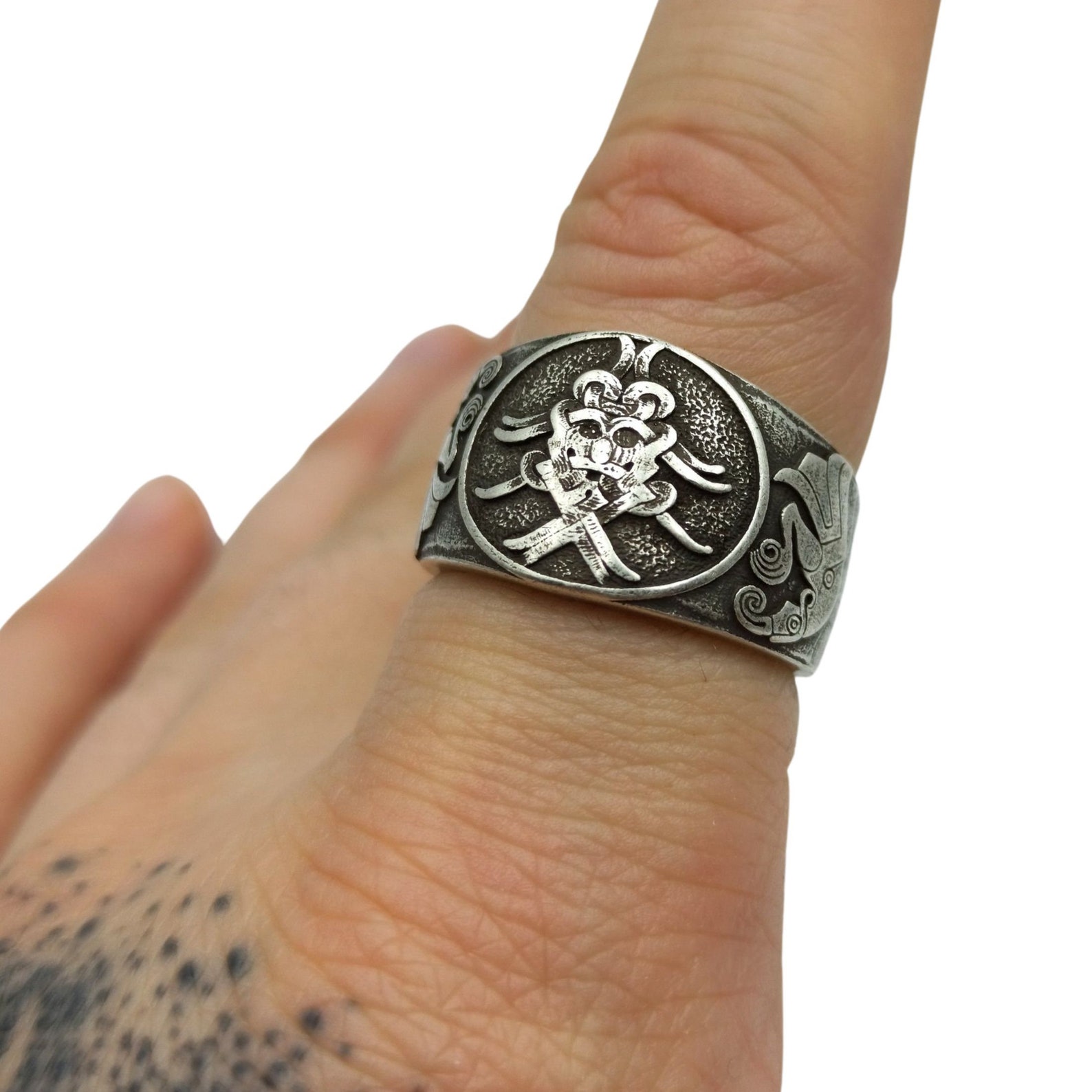 Mask of Odin Norse Ring | Viking Mythology Jewelry - Etsy