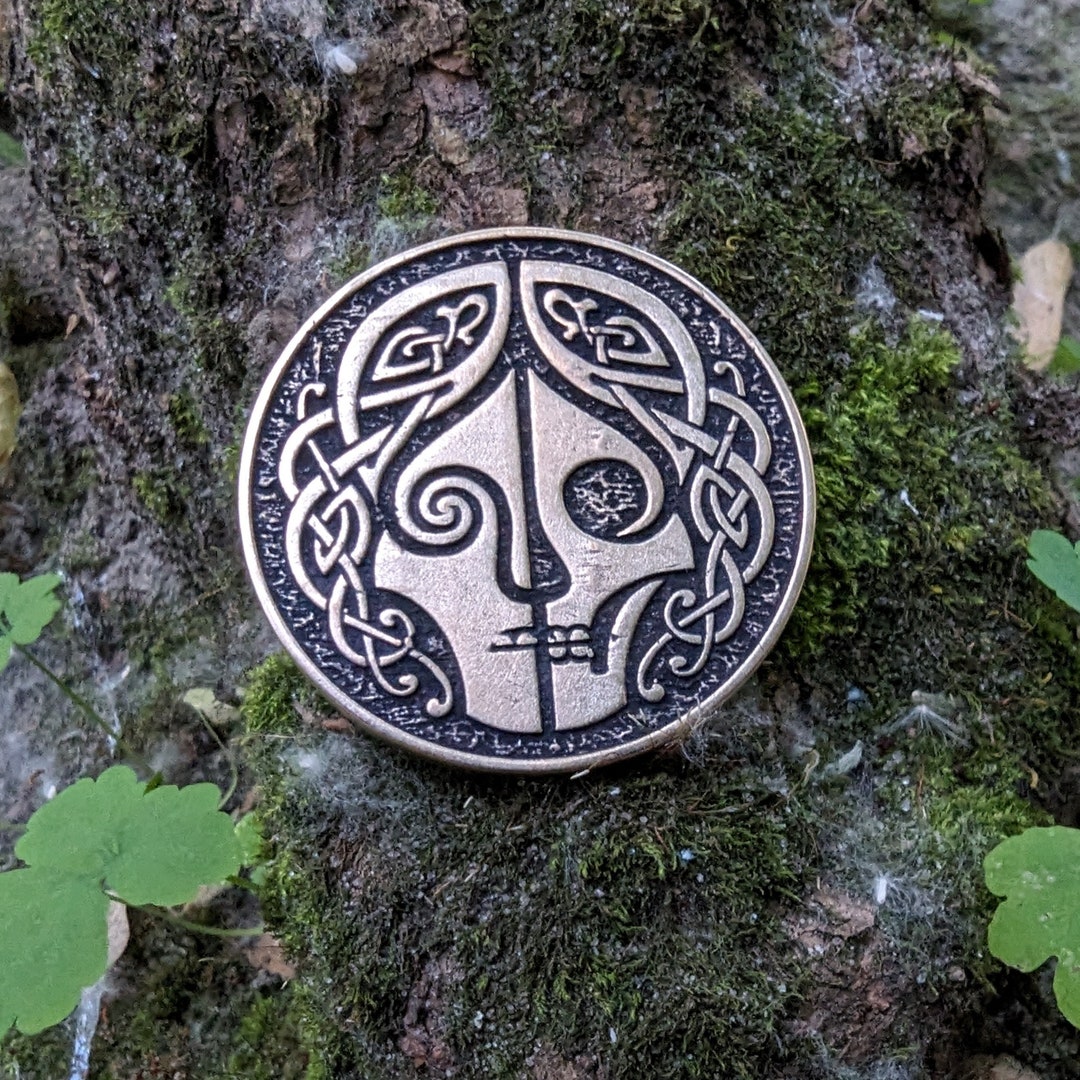 Hel Goddess Challenge Coin Norse Pagan EDC - Etsy