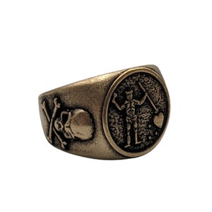 Pirate Captain Blackbeard Flag Jolly Roger Ring Jewelry Men - Etsy