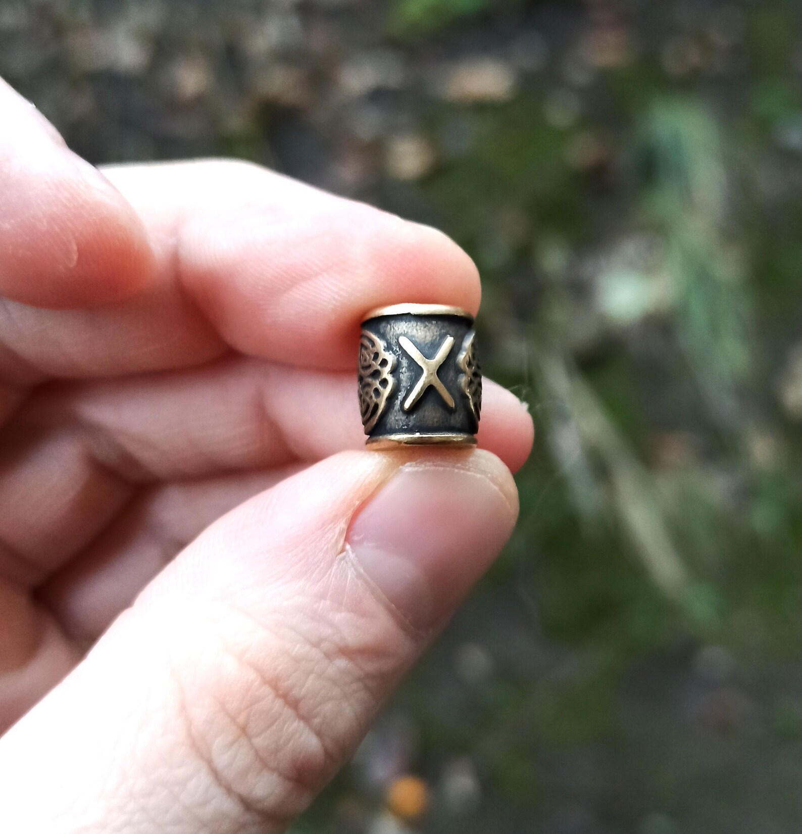 Gebo Rune Viking Runes Beads Knife Lanyard Bead - Etsy