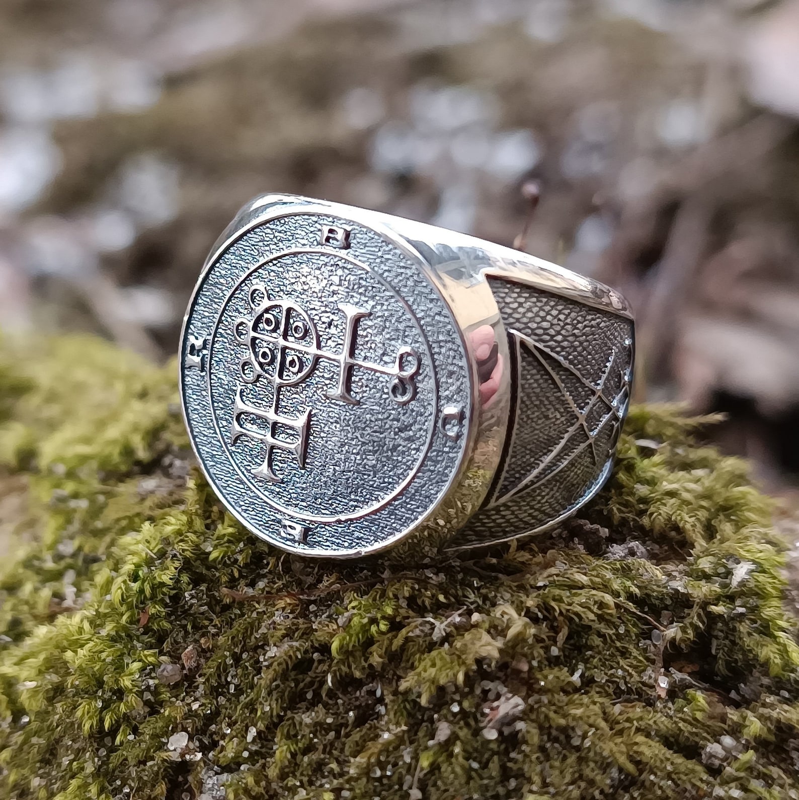 Demon Buer Sigil Ring Occult Gothic Witchcraft Satanic Jewelry - Etsy