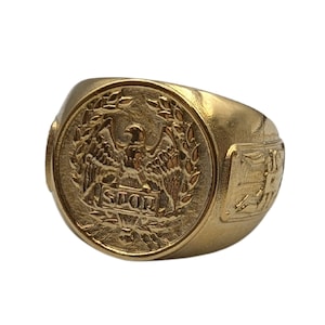 Aquila Spqr Ring Ancient Roman Eagle Mens Jewelry - Etsy