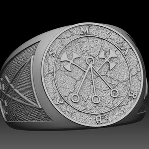 Marbas Sigil Ring Occult Satanic Jewelry - Etsy