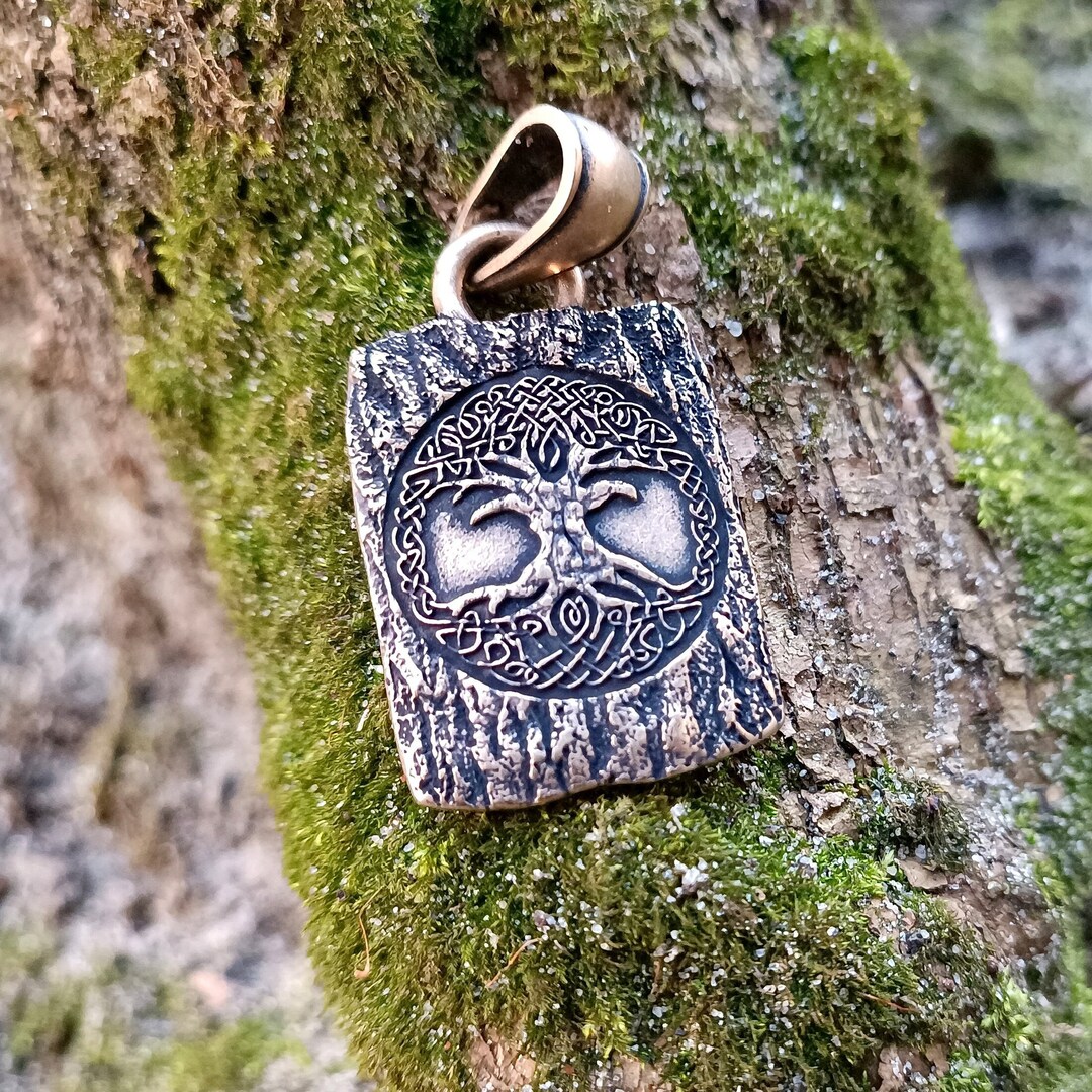 Yggdrasil Rune Pendant Tree of Life Necklace Jewelry - Etsy