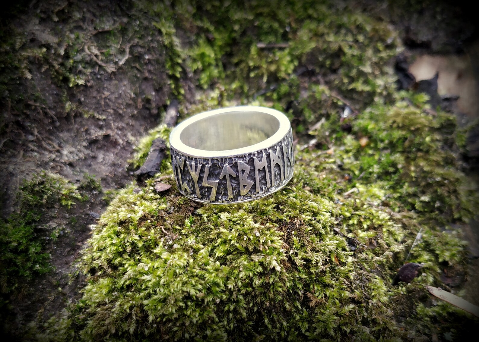 Elder Futhark Norse Ring Viking Rune Jewelry - Etsy