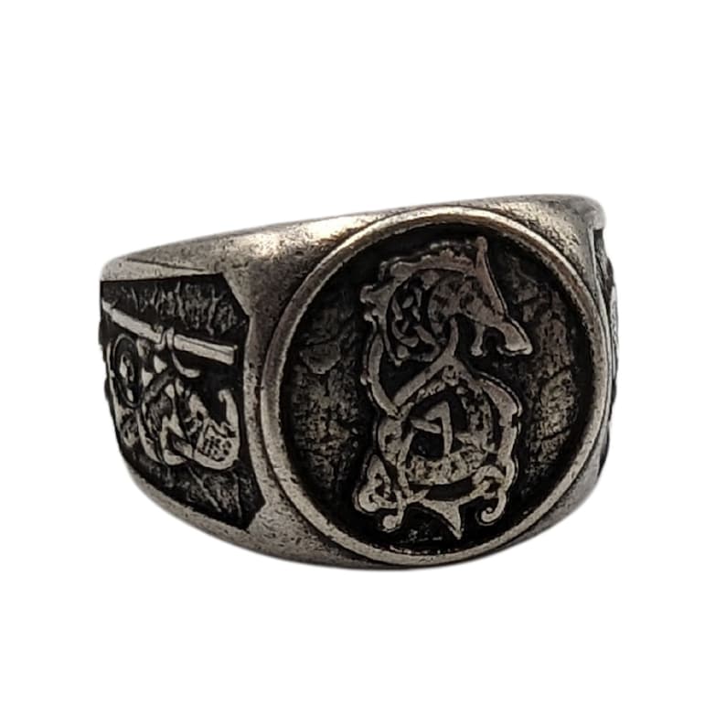 Fenrir Wolf Ring Norse Pagan Viking Jewelry - Etsy