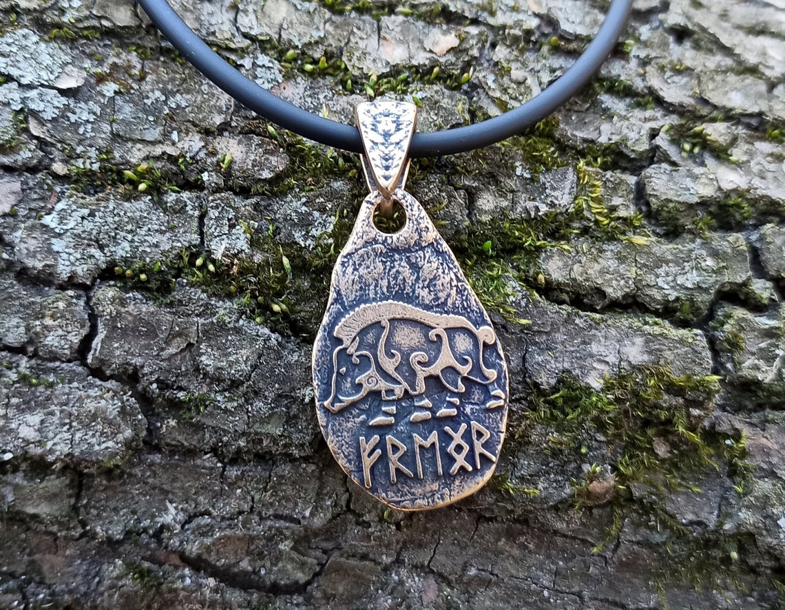Freyr Rune Pendant Norse Necklace Viking Jewelry - Etsy
