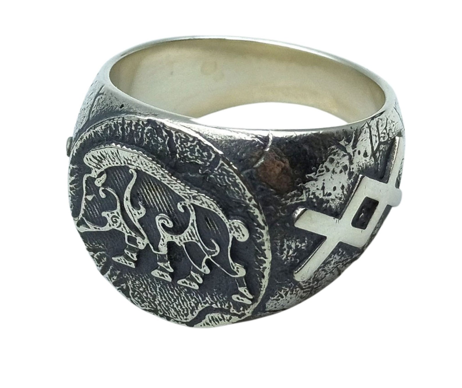Freyr Boar Norse Ring Viking Jewelry Ingwaz Rune - Etsy