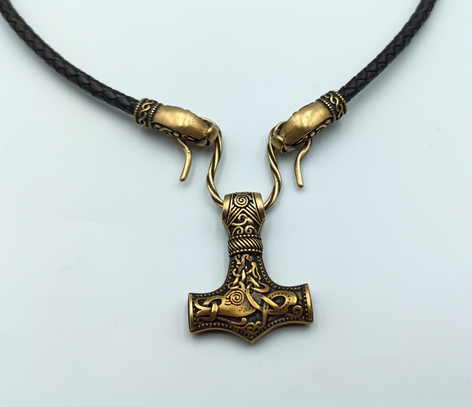 Norse Mjolnir Pendant Viking Necklace Thor's Hammer | Etsy