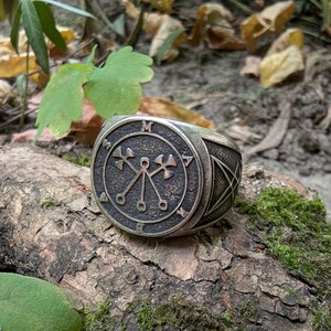 Marbas Sigil Ring Occult Satanic Jewelry - Etsy
