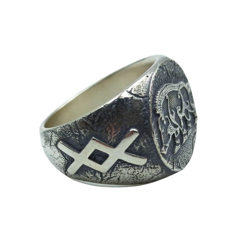 Freyr Boar Norse Ring Viking Jewelry Ingwaz Rune - Etsy