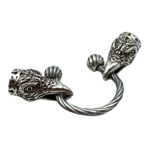 Viking Raven Necklace Clasp | Odins Ravens | Jewelry Findings - Etsy