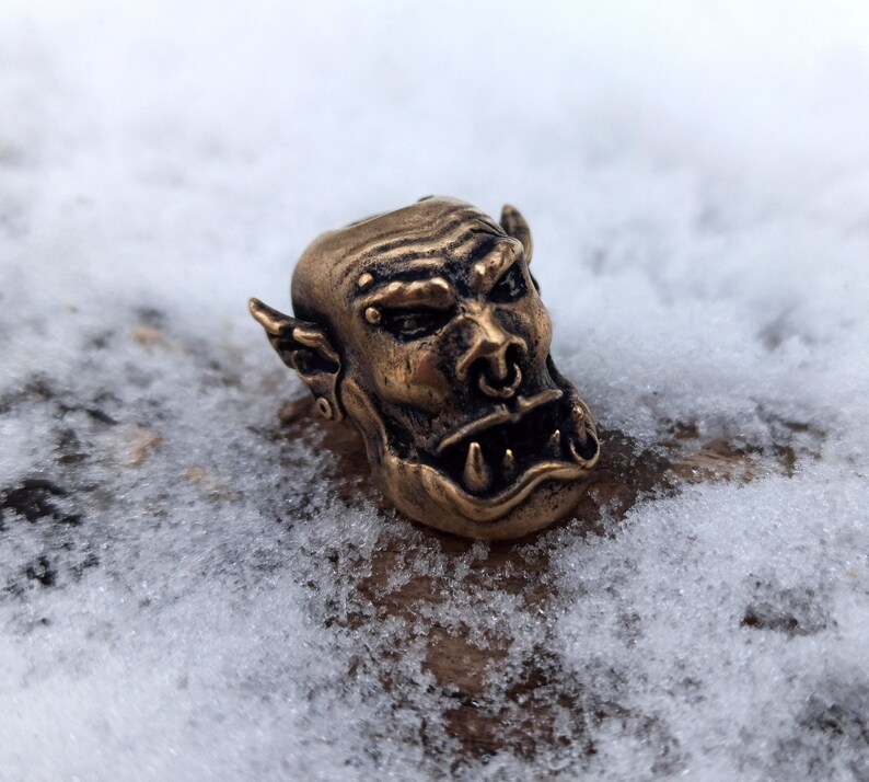 Orc Lanyard Knife Bead Paracord Beads EDC Charms Keychain | Etsy