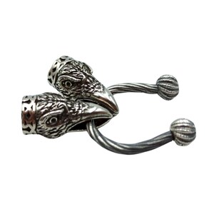 Viking Raven Necklace Clasp | Odins Ravens | Jewelry Findings - Etsy