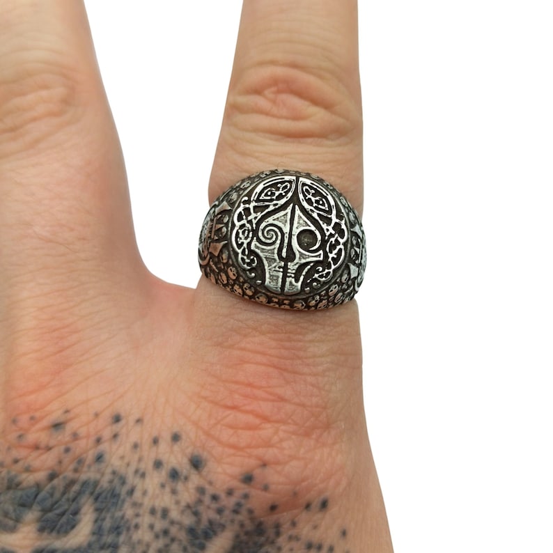 Custom Norse Viking Hel Ring Asatru Mens Celtic Jewelry - Etsy