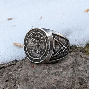 Valefor Demon Sigil Ring Occult Jewelry Goetia Satanic Magic - Etsy