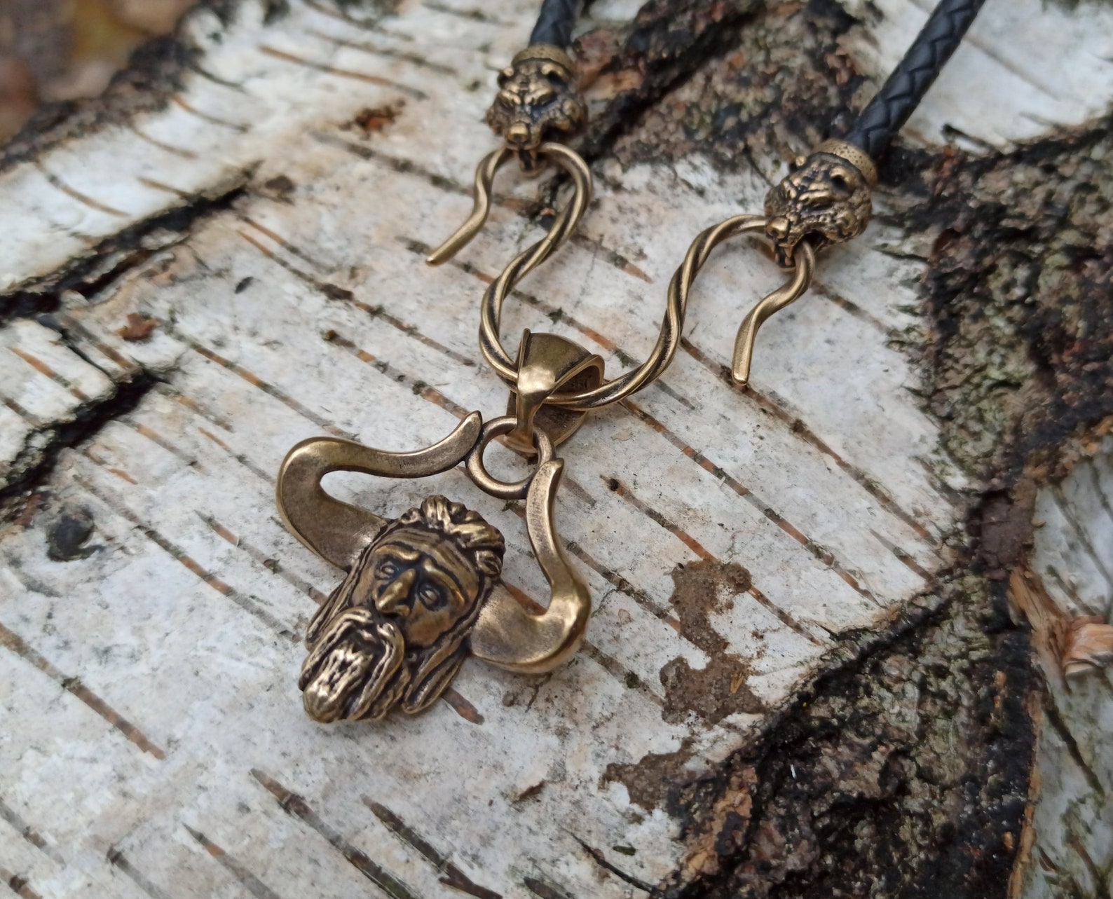 God Veles Bear Necklace Slavic Pagan Jewelry | Etsy