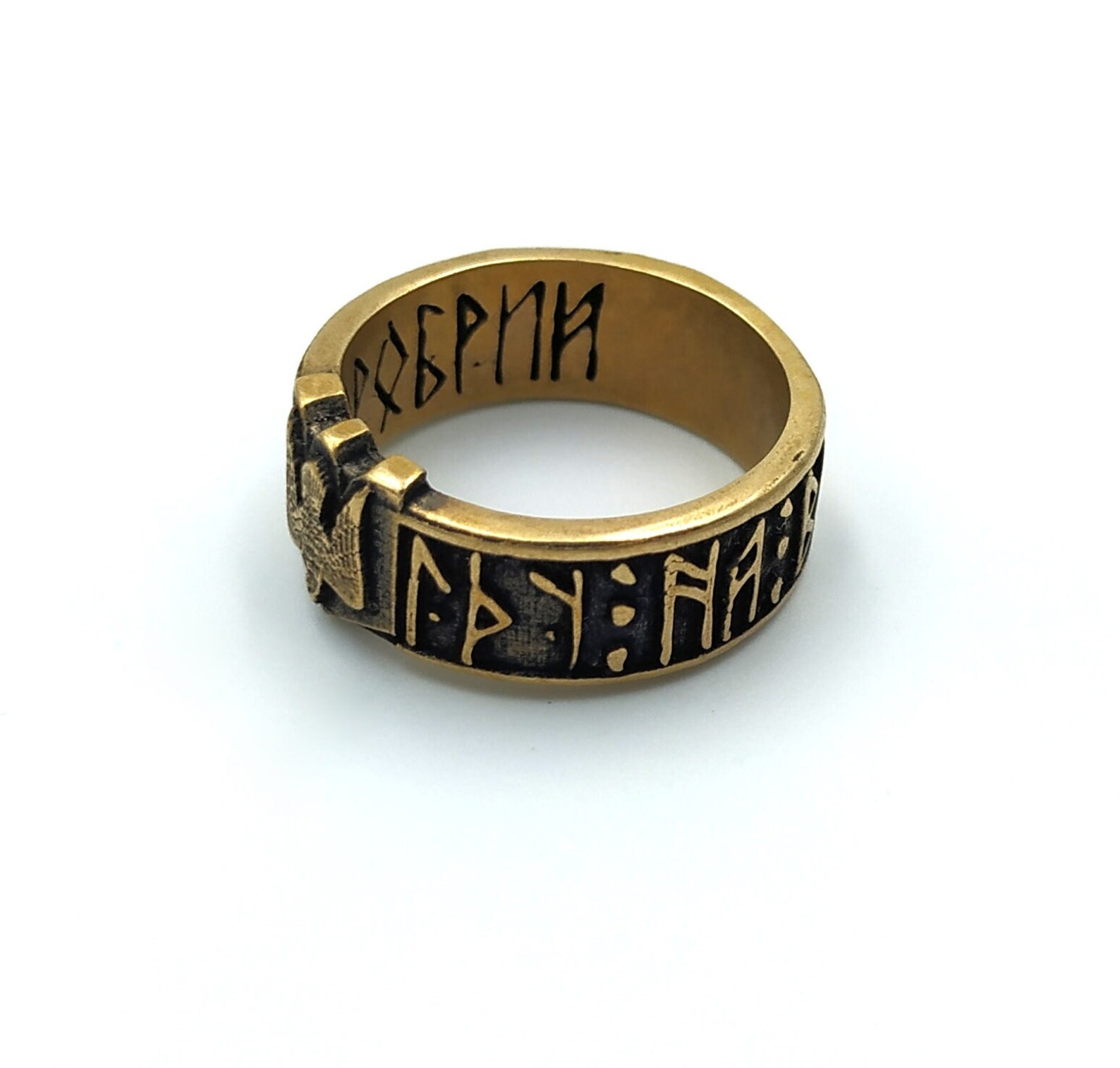 Norse Slavic Ethnic Mens Ring Viking Warrior Jewelry - Etsy