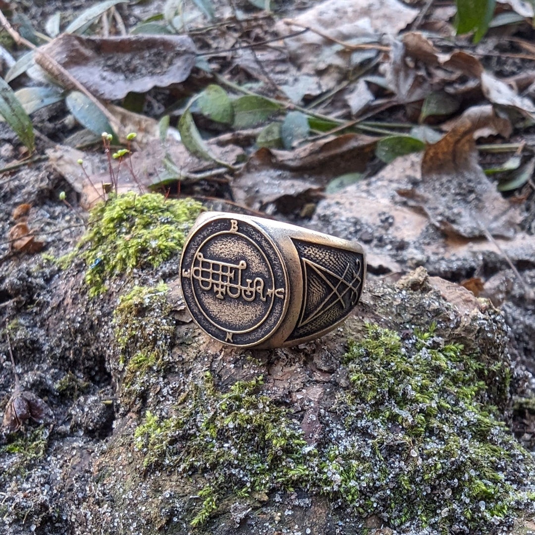 Bune Goetia Demon Sigil Ring Occult Satanic Witchcraft Jewelry - Etsy