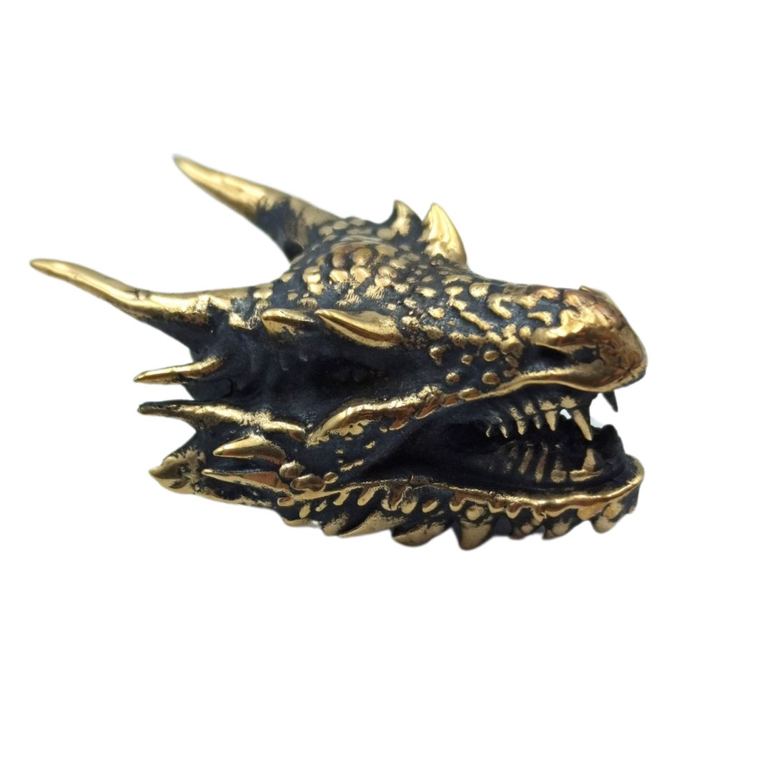 Dragon Head Beads Paracord EDC Bead Jewelry Lanyard Keychain Knife ...