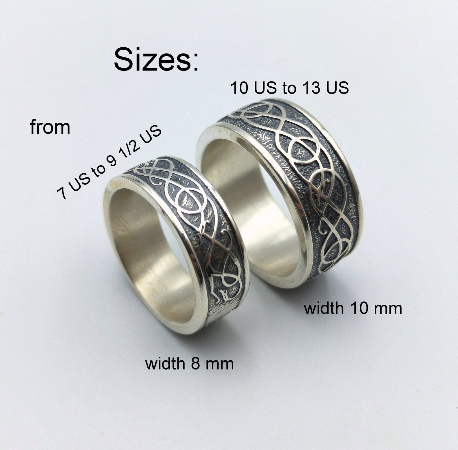 Norse Rings Viking Wedding Ring Nordic Jewelry - Etsy