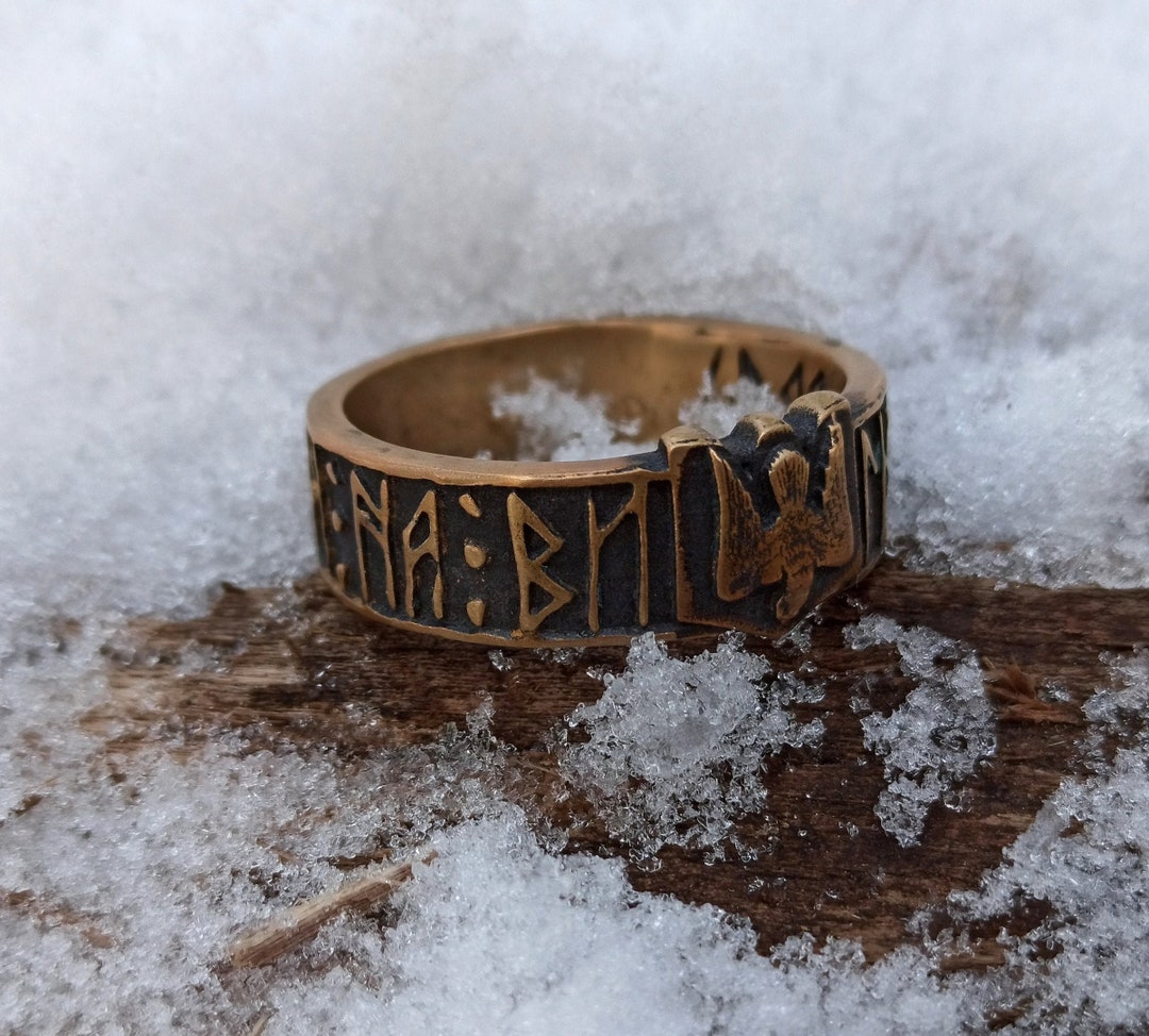 Norse Slavic Ethnic Mens Ring | Viking Warrior Jewelry - Etsy