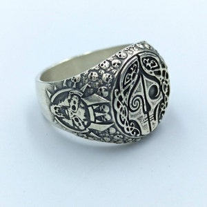 Custom Norse Viking Hel Ring Asatru Mens Celtic Jewelry - Etsy