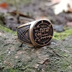 Orobas Demon Sigil Ring Satanic Occult Jewelry - Etsy