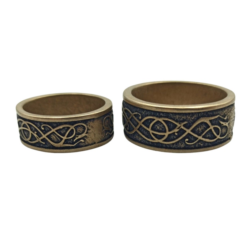 Norse Rings Viking Wedding Ring Nordic Jewelry - Etsy
