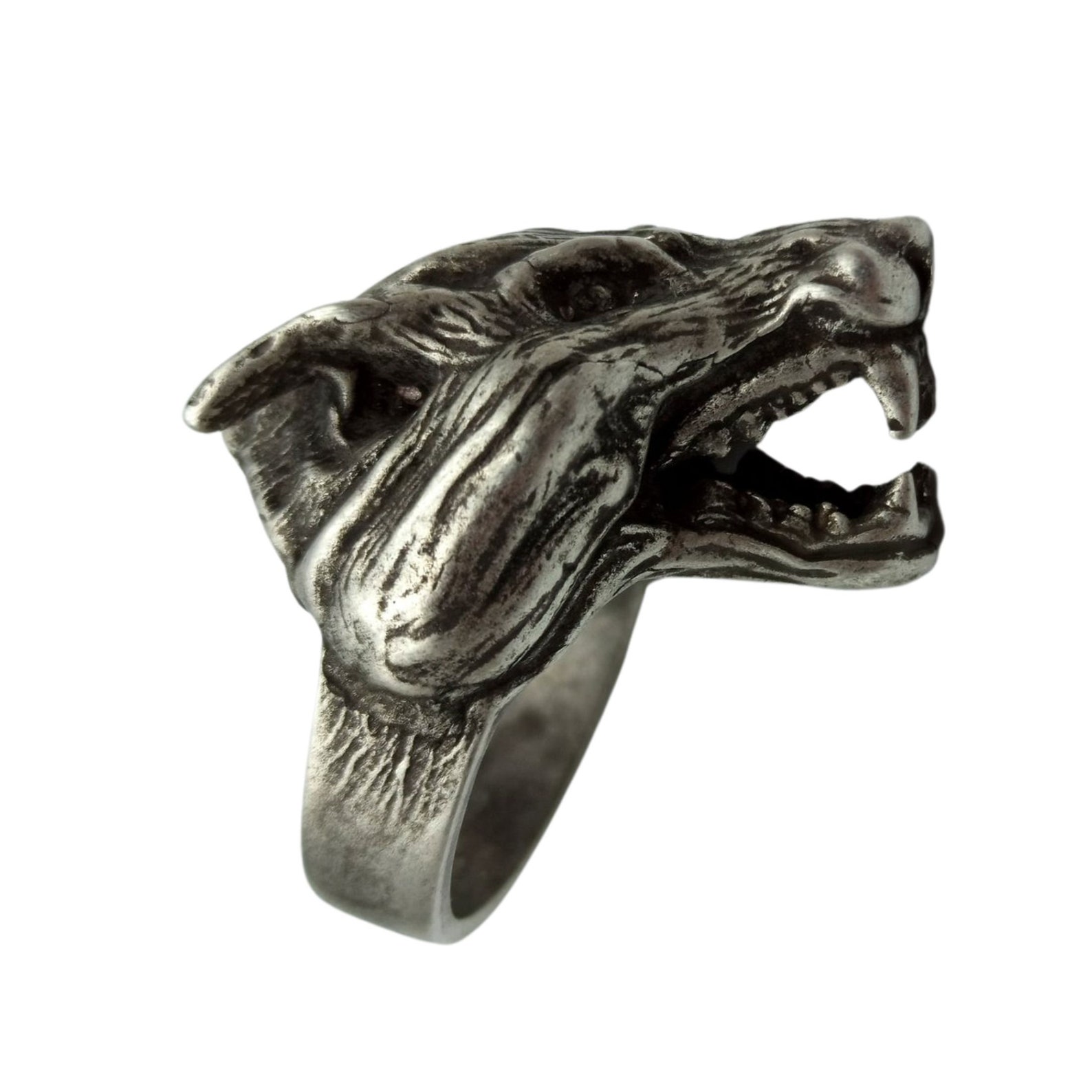 Fenrir Wolf Ring Norse Viking Jewelry - Etsy