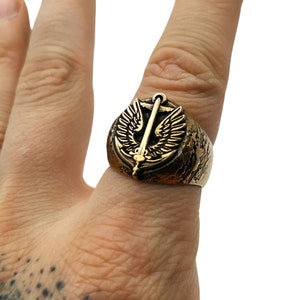Ukrainian Marine Corps Signet Ring Army Jewelry - Etsy