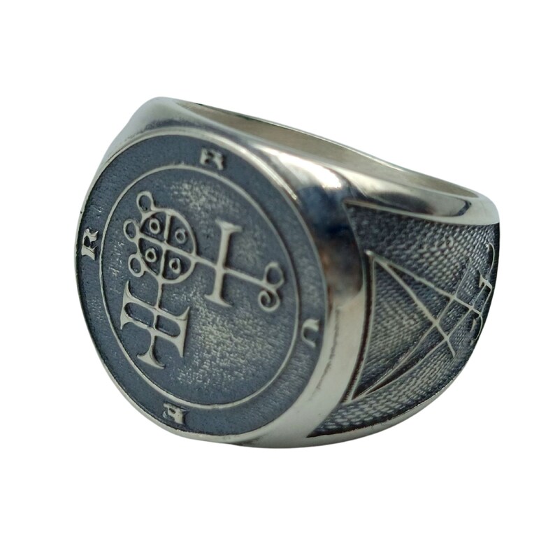Demon Buer Sigil Ring Occult Gothic Witchcraft Satanic Jewelry - Etsy