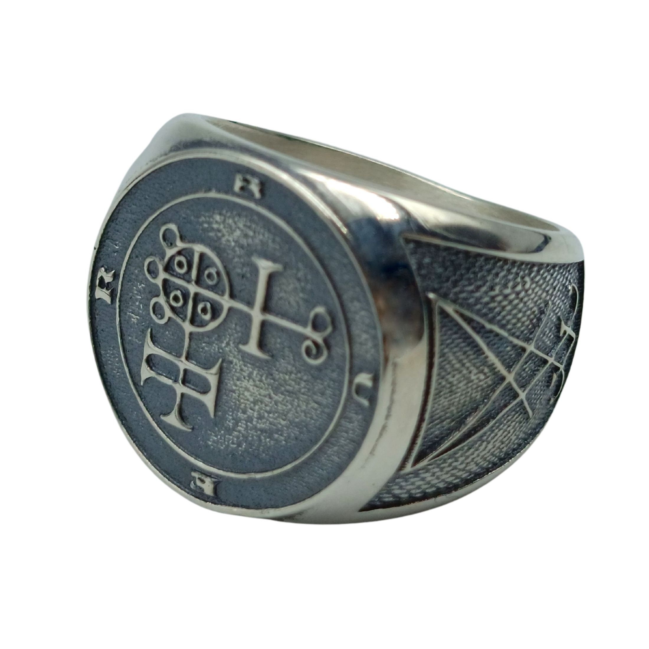 Demon Buer Sigil Ring Occult Gothic Witchcraft Satanic Jewelry - Etsy